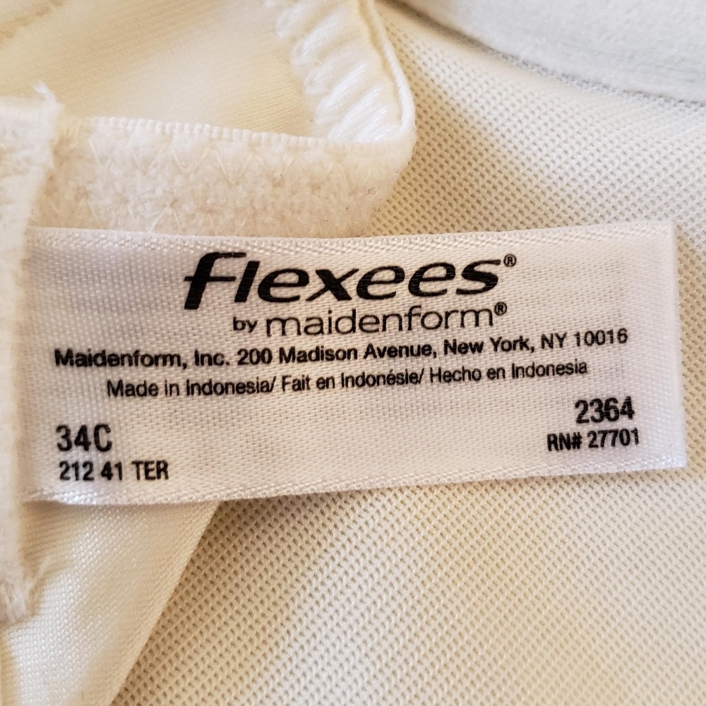 Maidenform Flexees Ivory Full Torso Underwire Bra Sha… - Gem